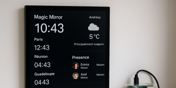 Pourquoi j’ai intégré Home Assistant dans mon MagicMirror - Teddy Payet